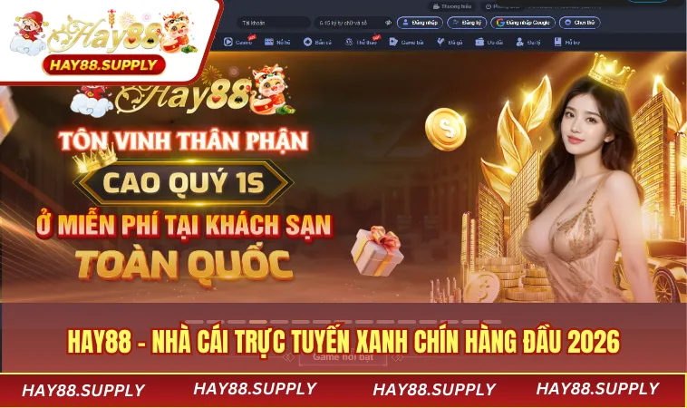 HAY88 - Trang chủ HAY88.COM Chính Thức Tặng Thưởng 88K